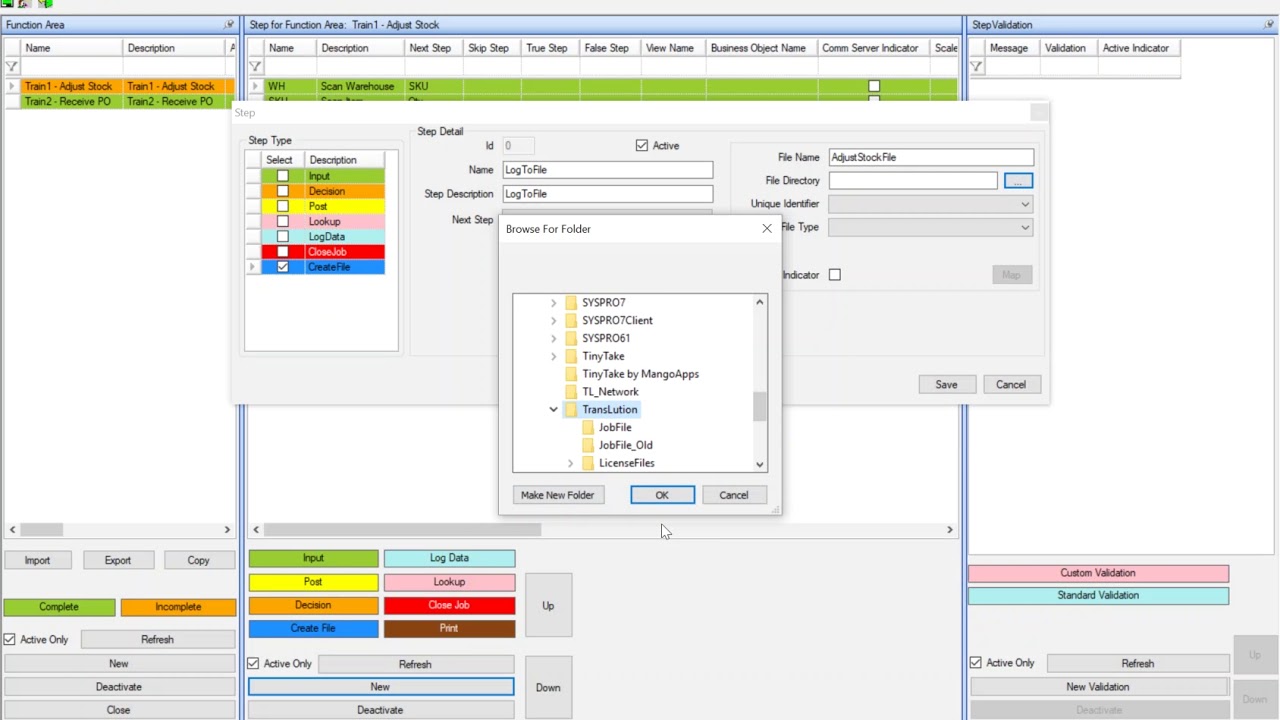Using Create File Step Types - YouTube