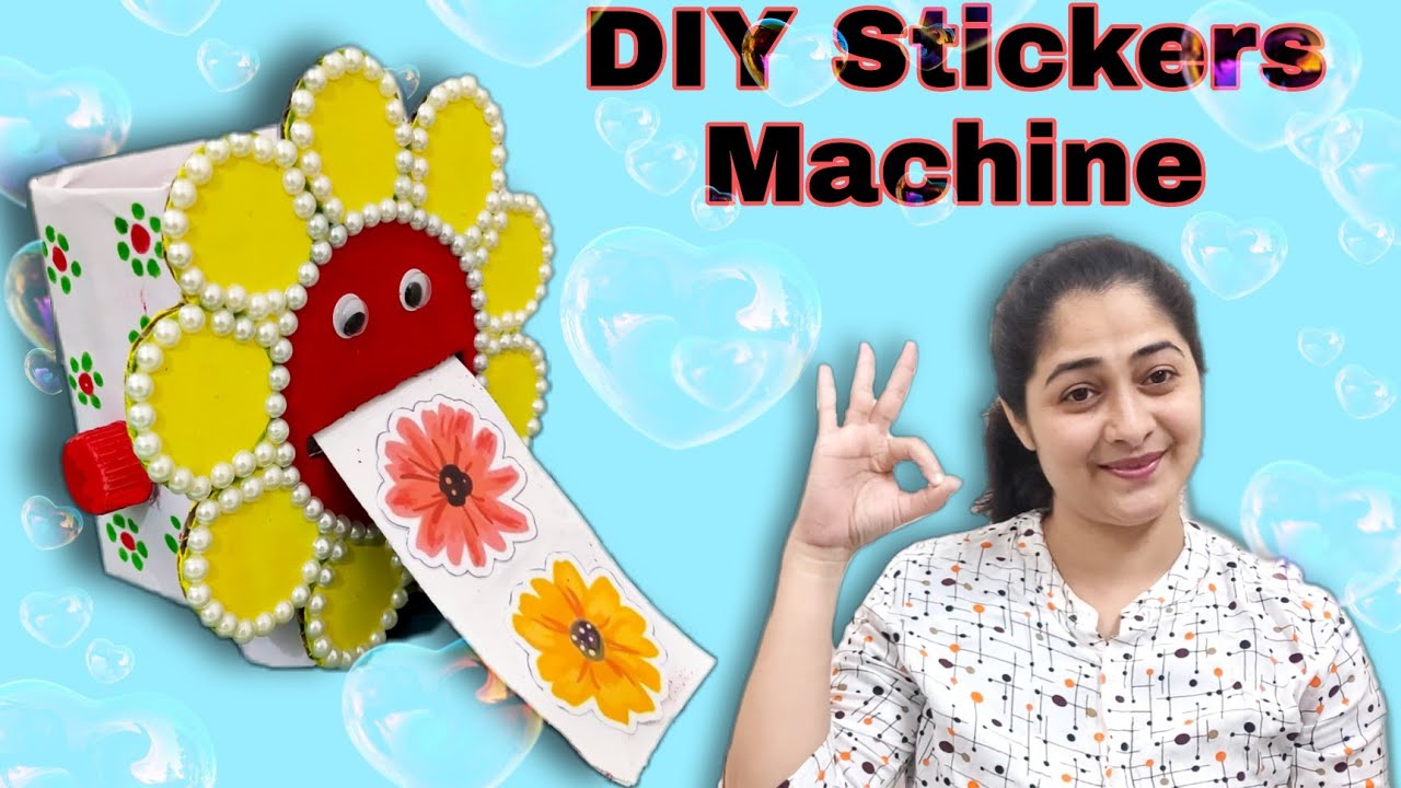 How to Make Sticker Machine at Home || Homemade Sticker Machine || Part ...