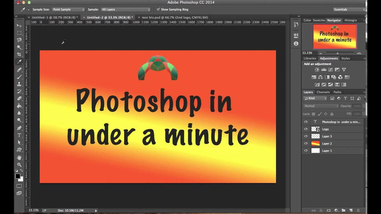 Return color pallet to default B&W - YouTube