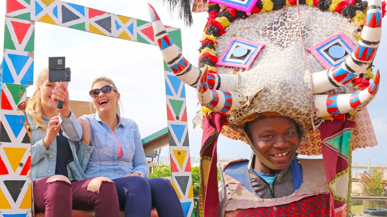 RICKSHAW AT THE SEASHORE | South Africa Vacation - YouTube