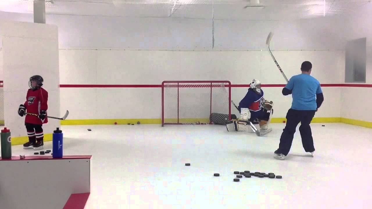 BENJAMIN ALLARD-ROBITAILLE, synthetic ice practice 1 - YouTube