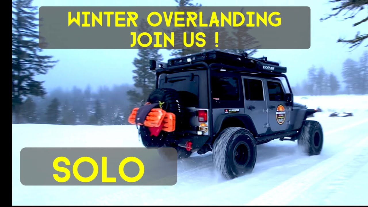 Winter Overlanding Solo into the Cascade Mountains in our Jeep JK, and ...