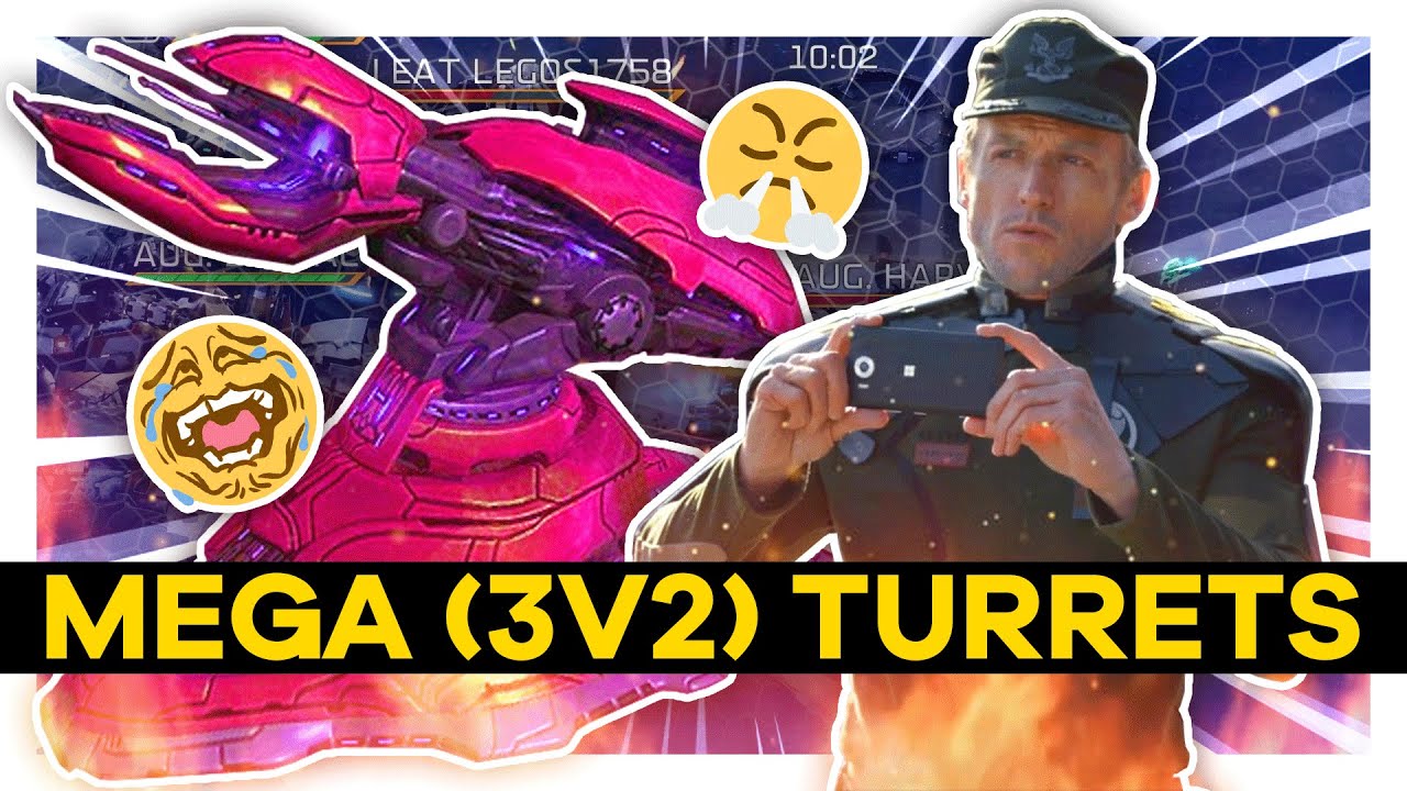 WINNING a 3v2 with MEGA TURRETS in Halo Wars 2! - YouTube