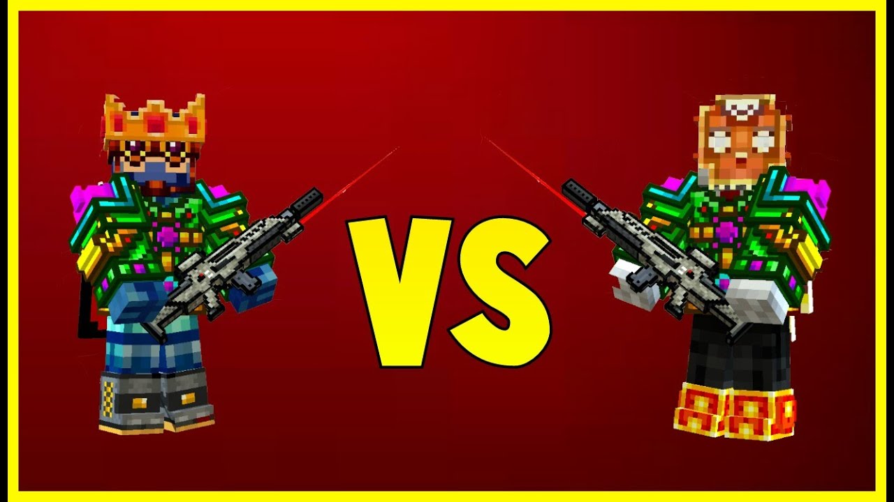 Pixel Gun 3D - 1v1 With Royal Death - YouTube