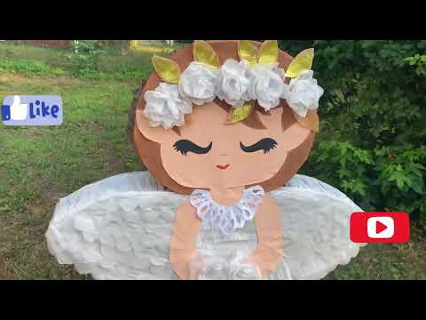 Cómo hacer una piñata de cartón para bautizo