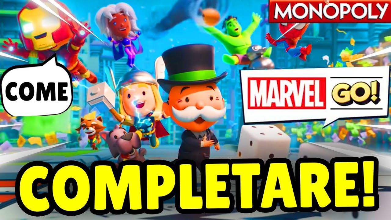 Come COMPLETARE il NUOVO ALBUM di ADESIVI MARVEL GO!-Monopoly GO ITA ...