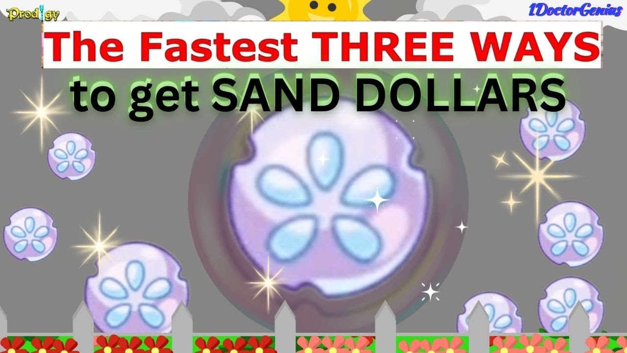 "THE FASTEST" WHAT: " TO GET SAND DOLLARS" IN 24: Prodigy Math Games ...
