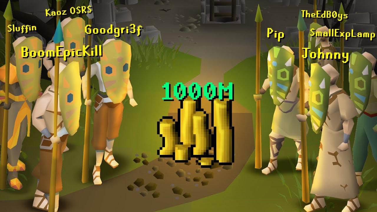 Last To Leave RuneScape Island Wins 1,000,000,000gp - YouTube