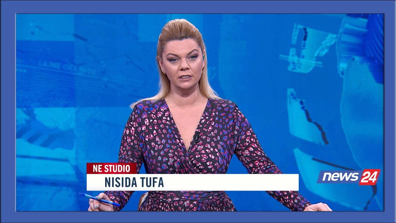 16 dhjetor 2023 Edicioni i Lajmeve ne News24, ne studio Nisida Tufa ...