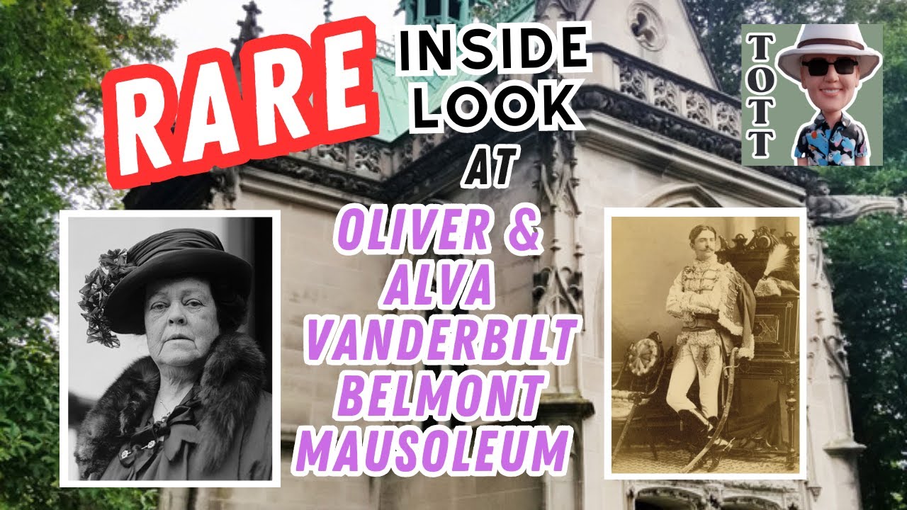 Rare Interior View of Oliver & Alva Vanderbilt Belmont Mausoleum | The ...