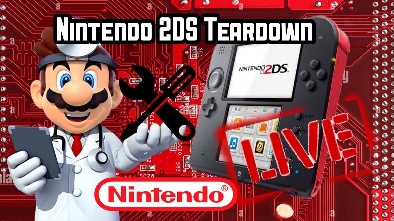 Lets teardown a 2DS live - YouTube