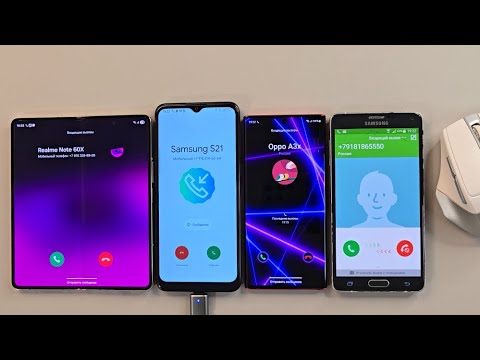 Incoming call Samsung Fold 4 TCL 30b Samsung Note 10 Samsung Note 4 ...
