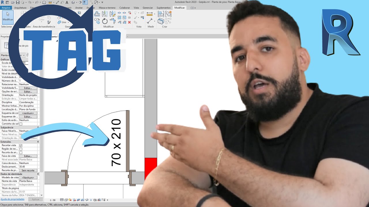 | Revit 012 | Como Criar e Editar uma TAG no REVIT (Identificador ...