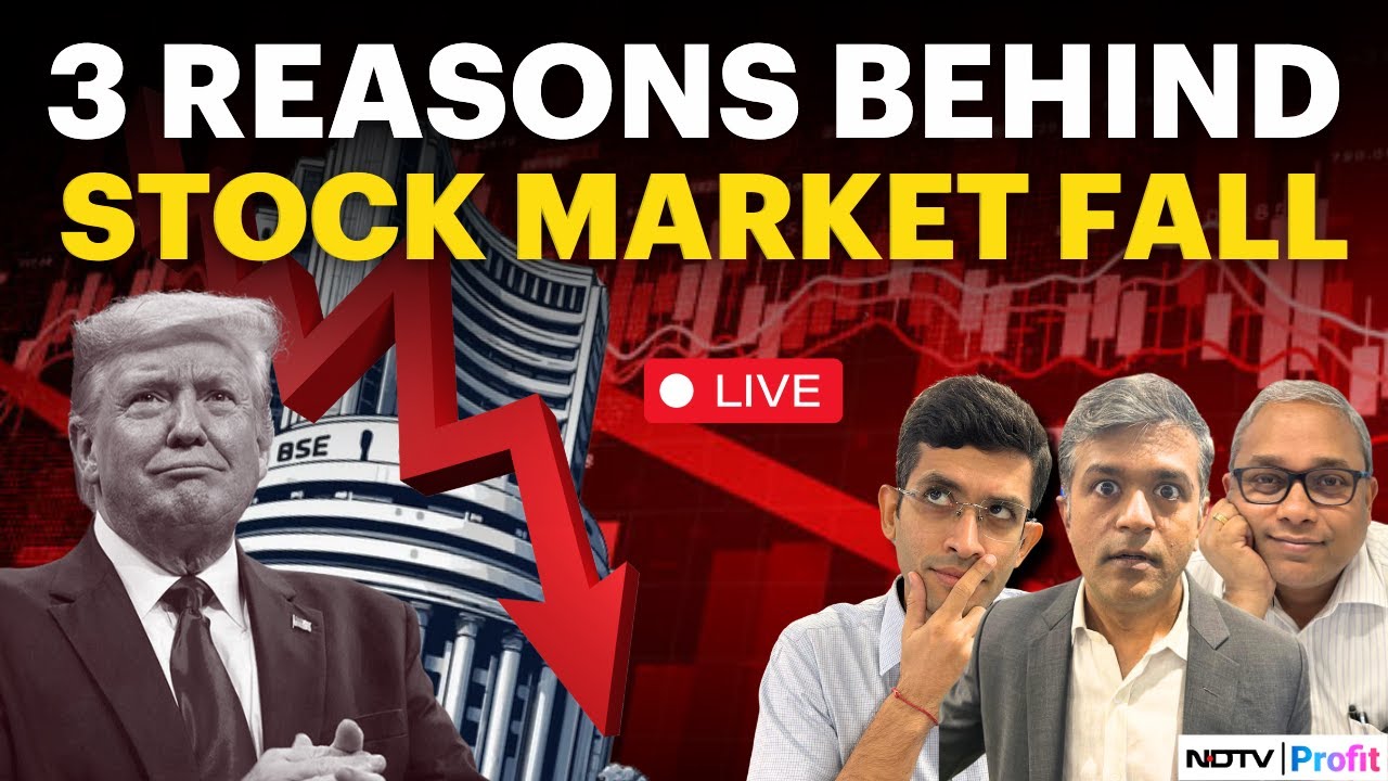 Stock Market Down NEWS | Why Is Stock Market Falling? | Nifty, Sensex ...