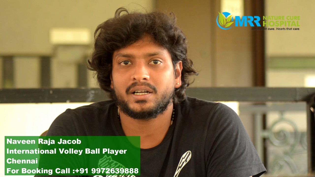 International Volley Ball player Mr. Naveen Raja Jacob visited MRR ...