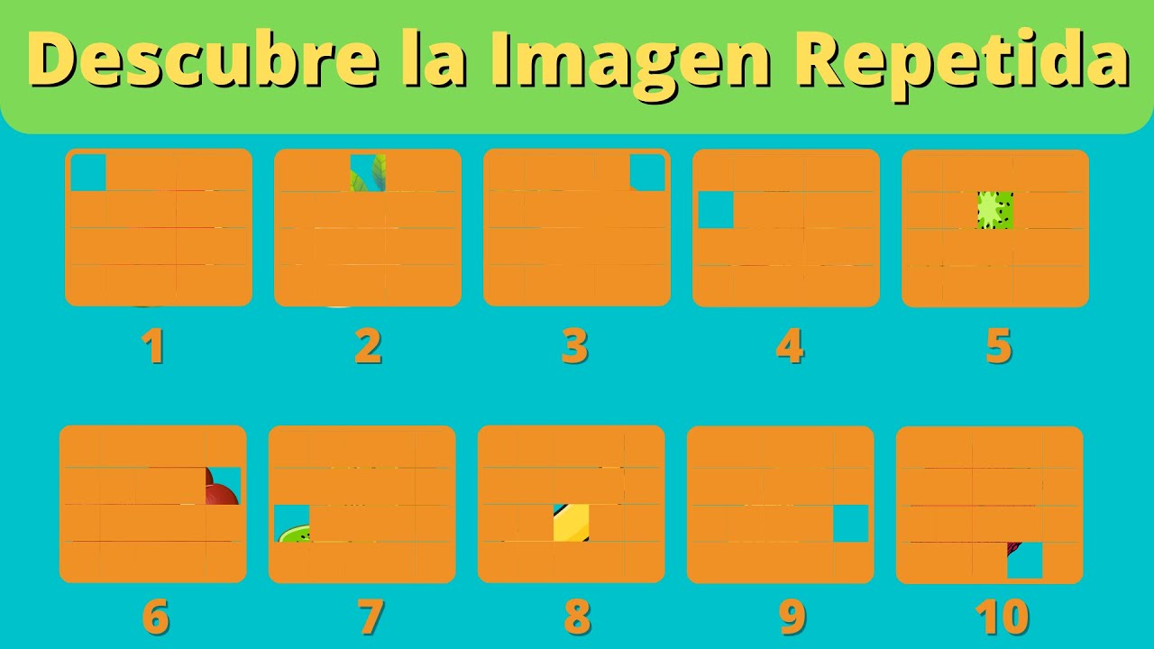 Encuentra la Imagen Repetida | Descubre detrás de que panel se ...