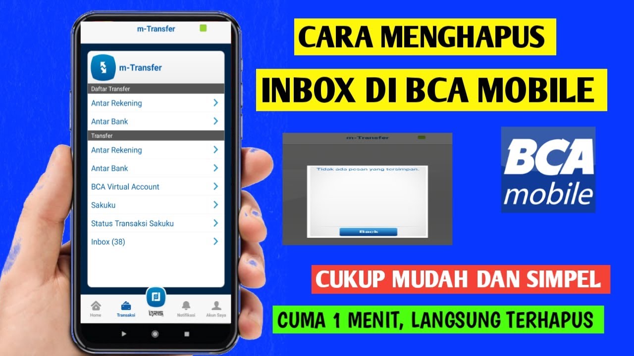 Cara Hapus Inbox BCA Mobile | Cara Menghapus Inbox BCA Mobile Terbaru ...