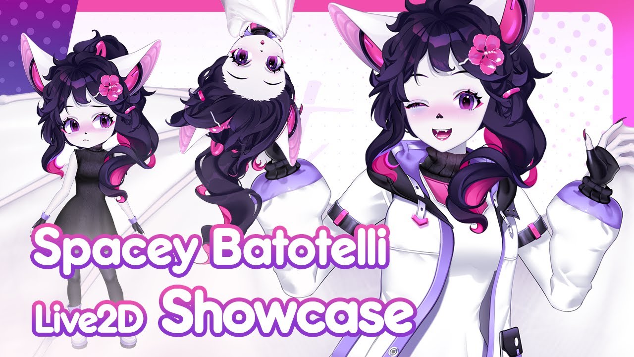 【Live2D】 Vtuber Spacey Batotelli Showcase! - YouTube
