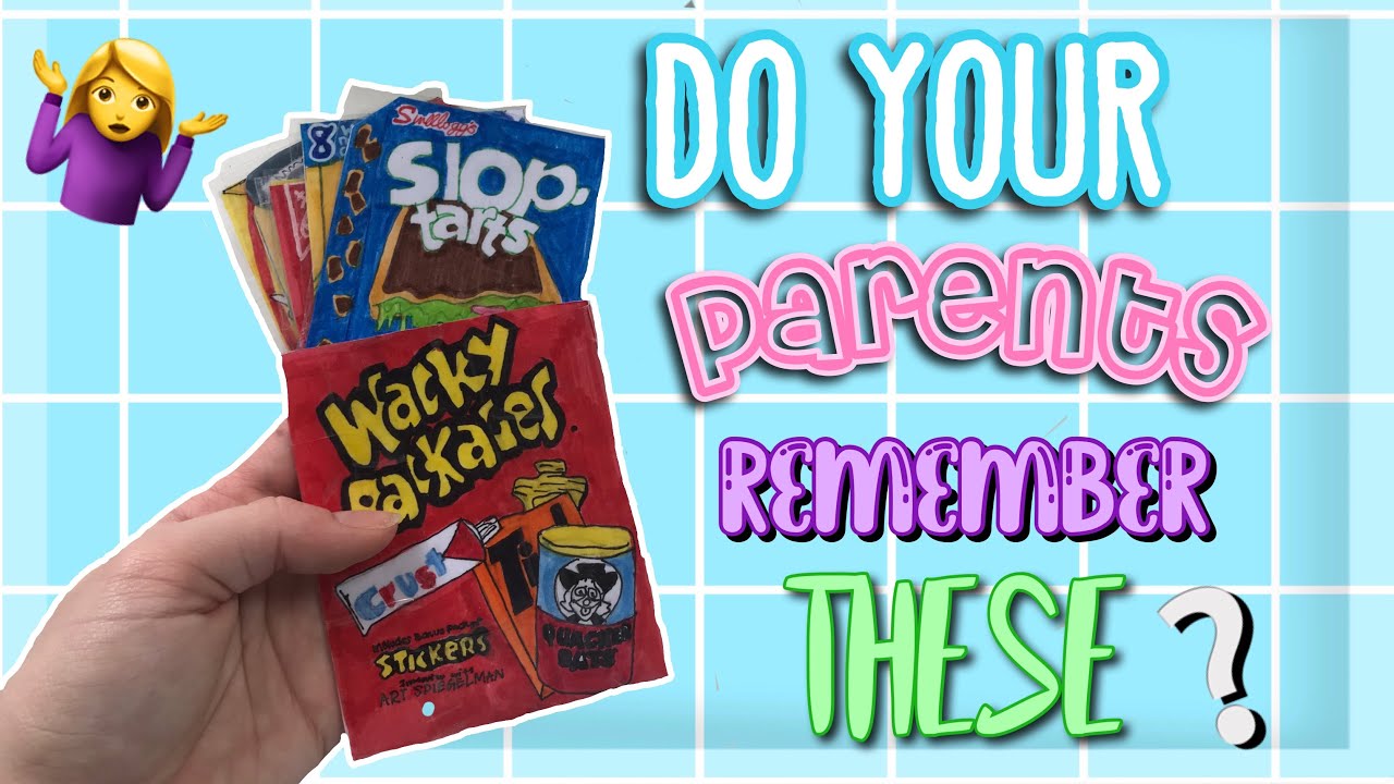 OPENING DIY WACKY PACKAGES + TUTORIAL!!!!! - YouTube