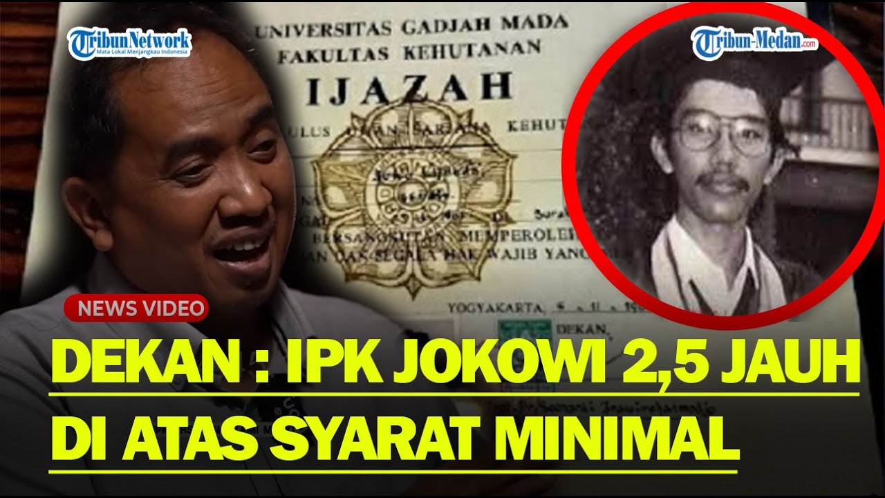 DEKAN FAKULTAS KEHUTANAN UGM Blak-blakan Soal IPK Jokowi Cuma 2,5, Layak Lulus Atau Tidak? - YouTube