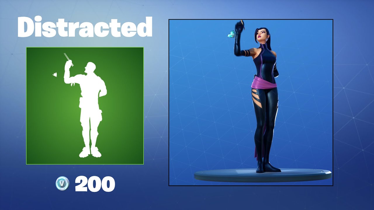 Distracted | Fortnite Emote - YouTube