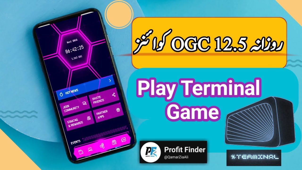 OGC Terminal Task | How to play terminal in OGC | OGC Mining app update ...