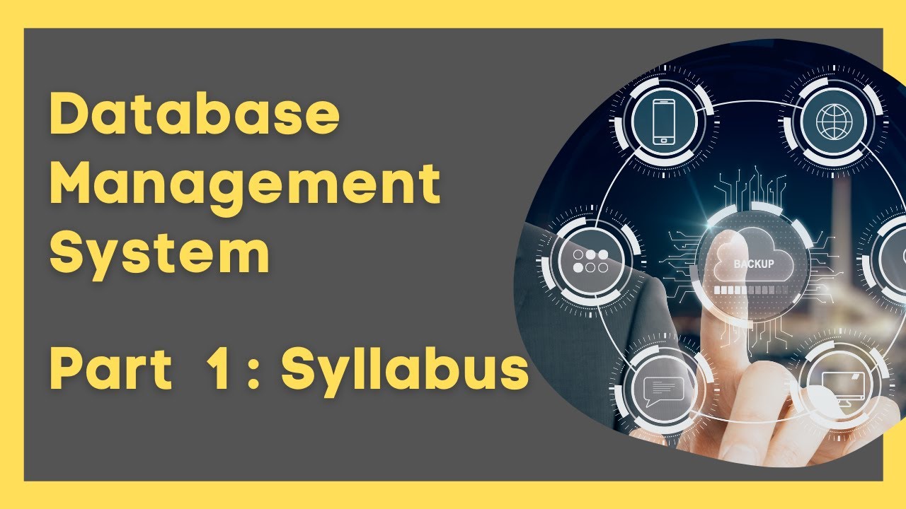 DBMS Complete syllabus for beginner Gate video 1 : Syllabus Discussion ...