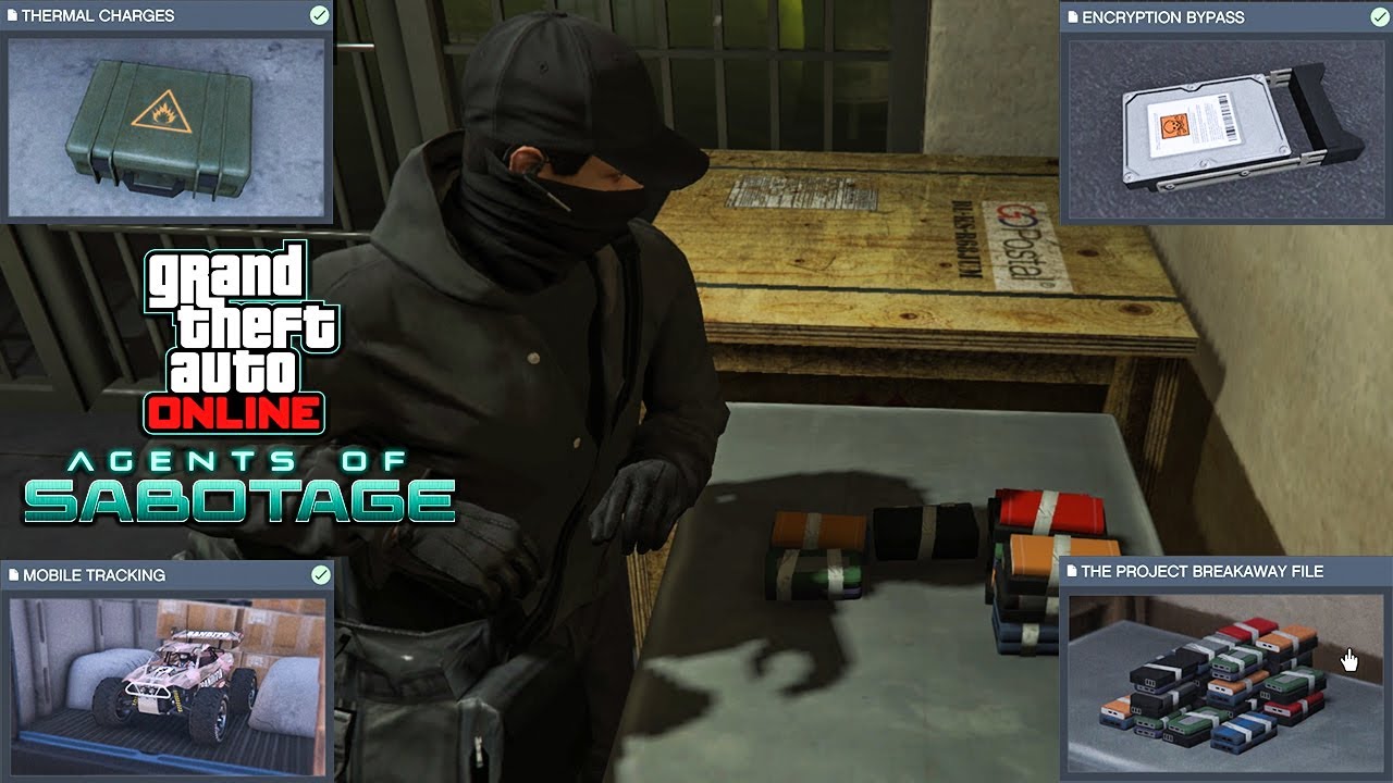 The Project Breakway File - GTA Online: Agents of Sabotage [All ...
