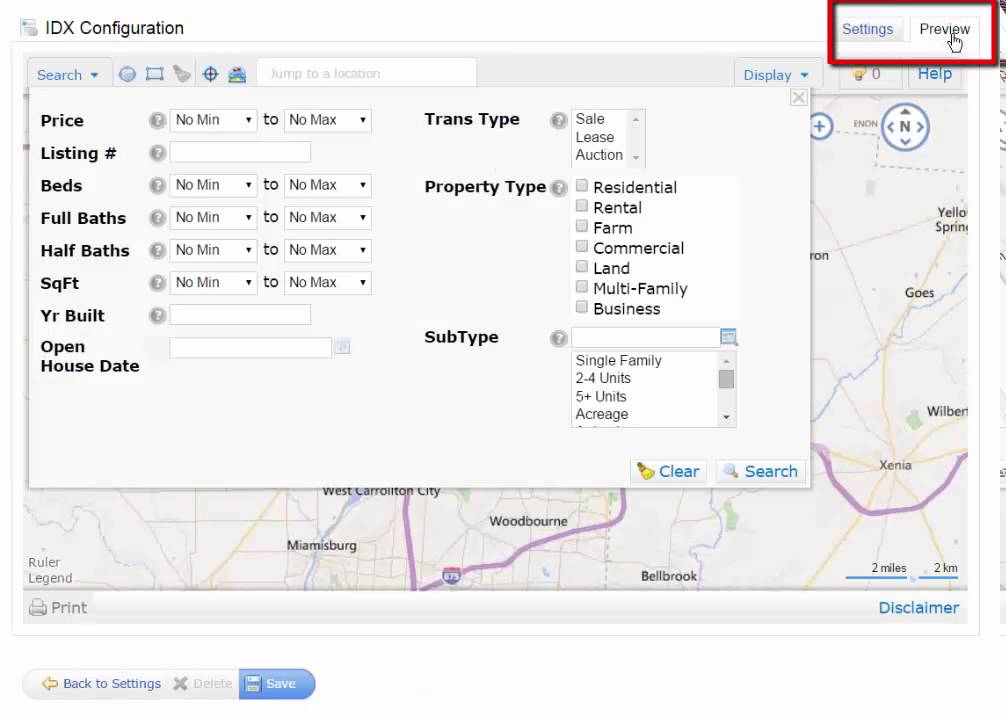 How to configure IDX search links in Matrix - YouTube