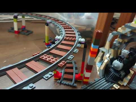 Lego curved train ramp helix - YouTube