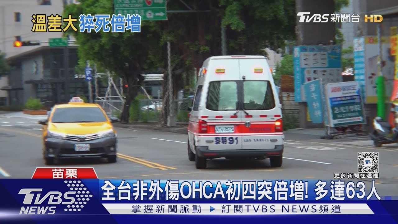 全台非外傷OHCA初四突倍增! 多達63人｜TVBS新聞 @TVBSNEWS01 - YouTube