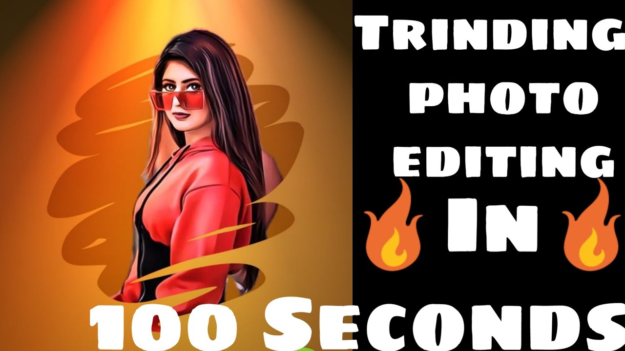 100 Seconds Trinding photo editing || Photo lab Tutorial - YouTube