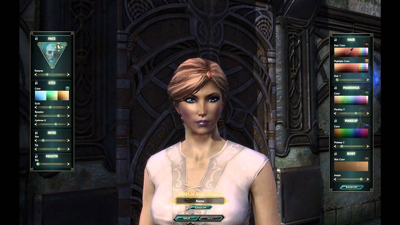 Rift Character Creation Defiant Female Mage - YouTube