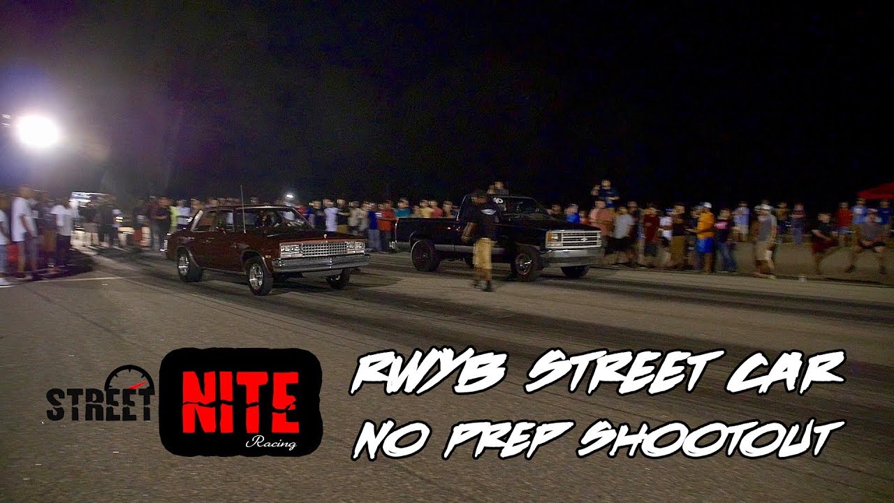 RWYB STREET CARS BATTLE AT STREET NITE STREET RACE EVENT AT MIDDLE ...