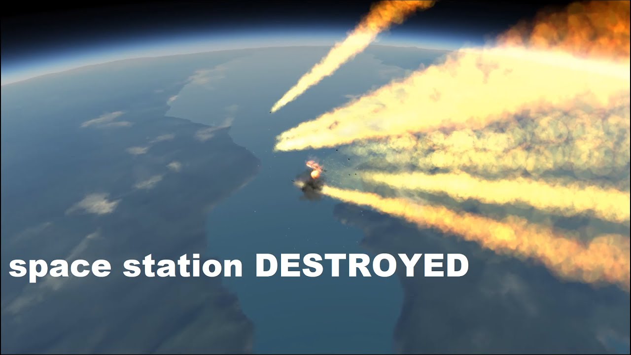 Kerbal Space Program: Space Station Destroyed in surface. - YouTube