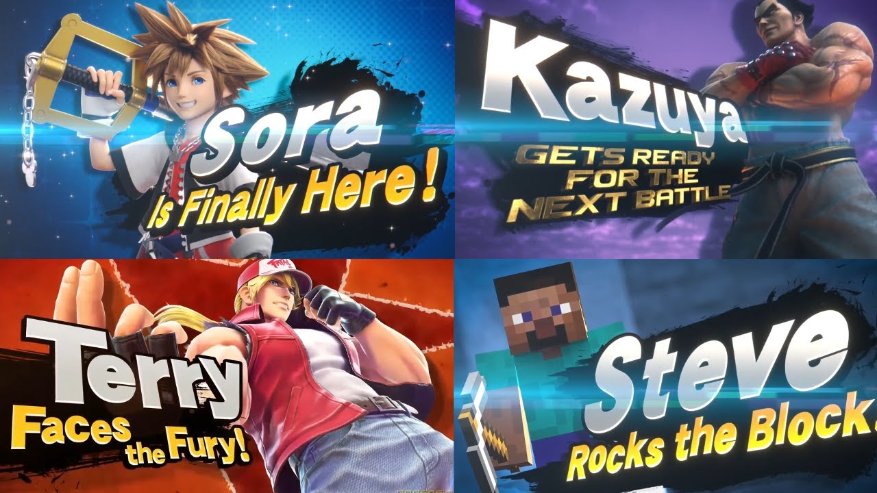 Everyone is Here! (All DLC) l Super Smash Bros. Ultimate: Splash Art ...