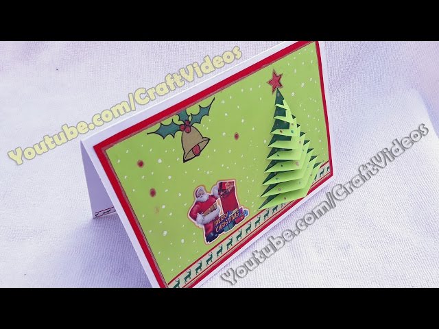 Diy 3d Christmas Pop Up Card How To Make Christmas