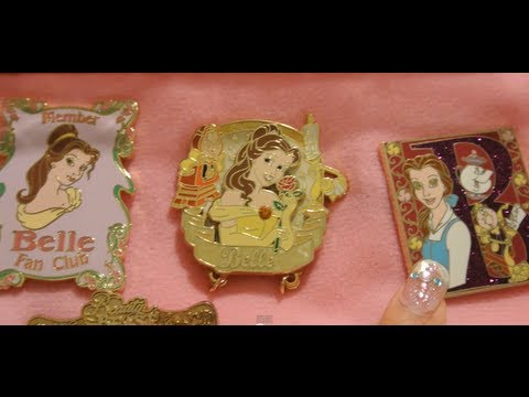 VERY RARE!!! Disney Pin Collection Belle Book Part 1 of 6 - YouTube