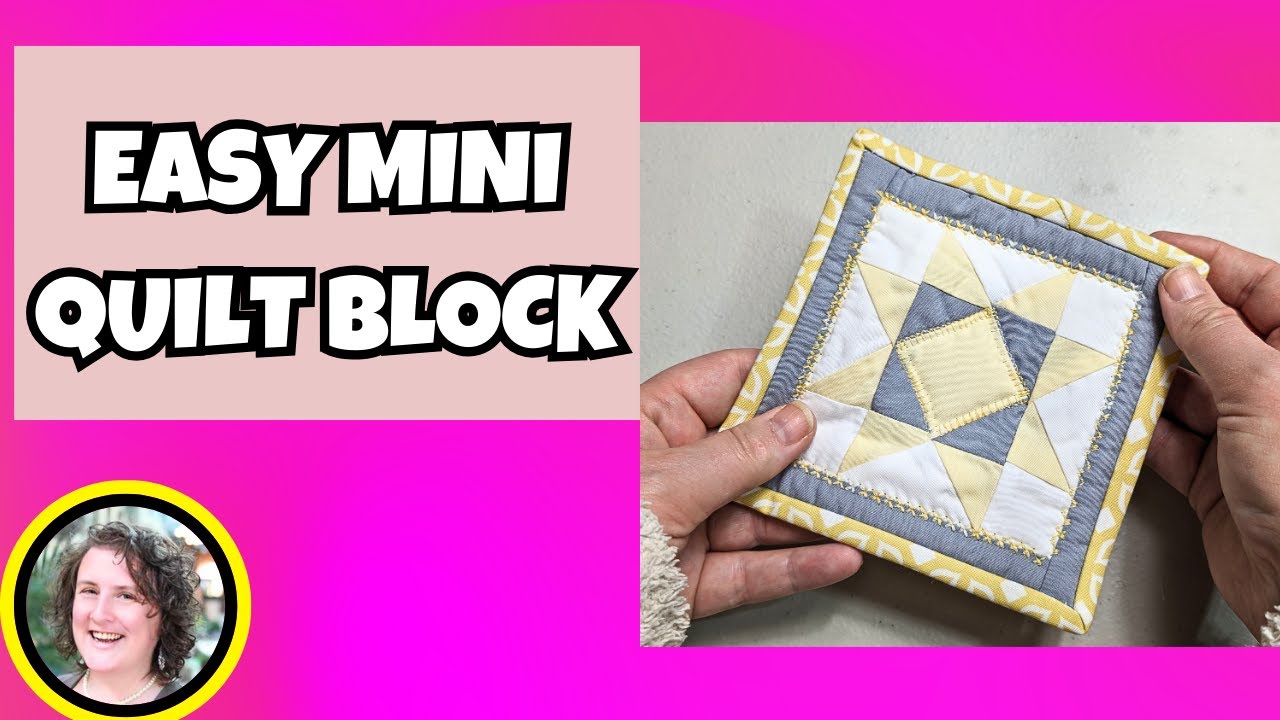 Miniature quilt quilting tutorial : Learn how to make quilts for ...