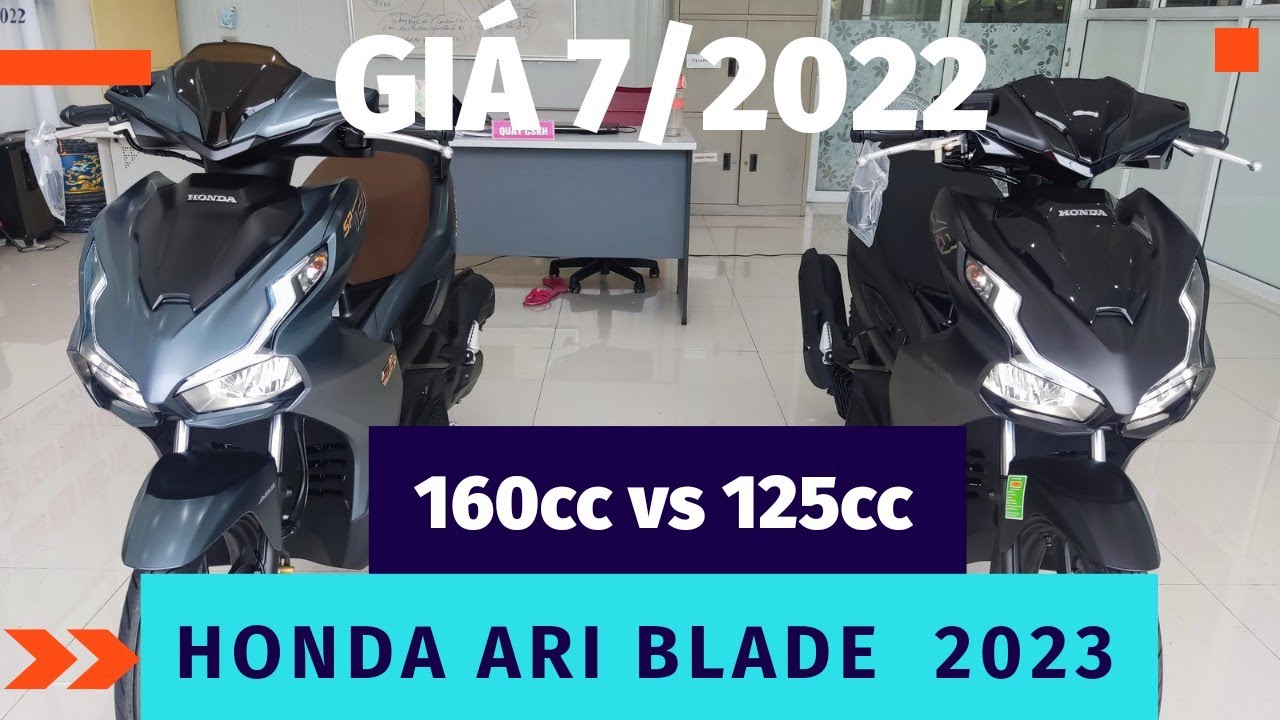 Honda AirBlade mới nhất 2023. Honda AirBlade 160 vs Air Blade 125 ...