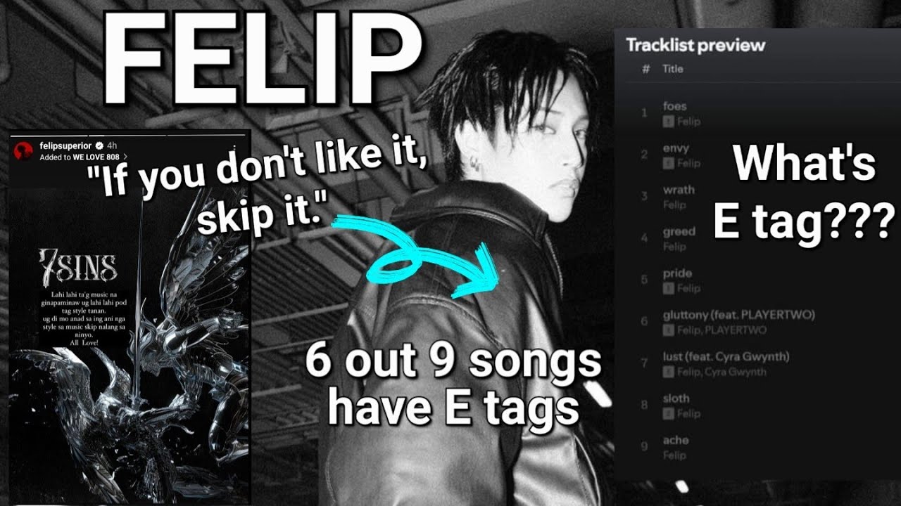 SB19 FELIP RELEASES SOLO DEBUT ALBUM 7SINS - YouTube