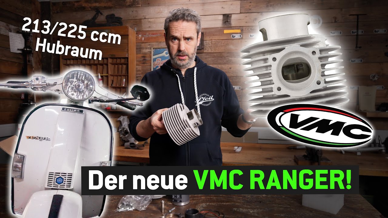 VMC Ranger für Vespa 200 Modelle – Unboxing & Prüfstand-Test! - YouTube