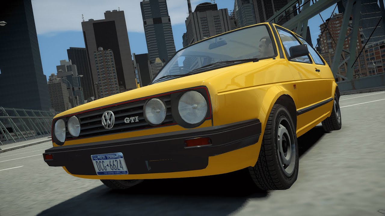 GTA IV VOLKSWAGEN GOLF MK2 GTI CRASH TESTING - YouTube