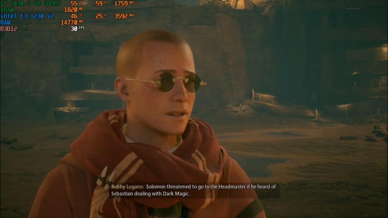 Hogwarts Legacy -GT 1030- In The Shadow Of The Relic -720p @30fps ...