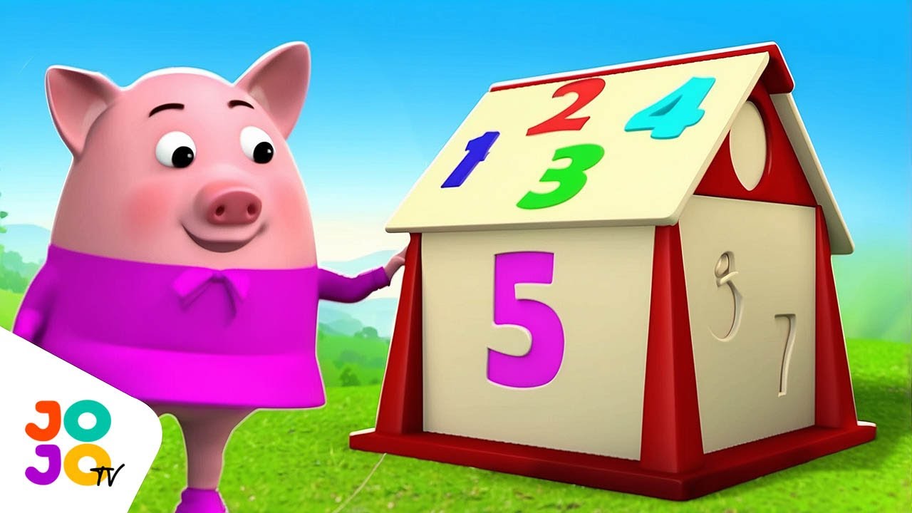 Learning Numbers 123 Easy | Sister Pig’s House Numbers Toy Game! - YouTube