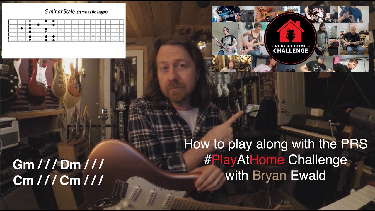 How to play along with PRS guitars Play At Home Challenge with Bryan ...