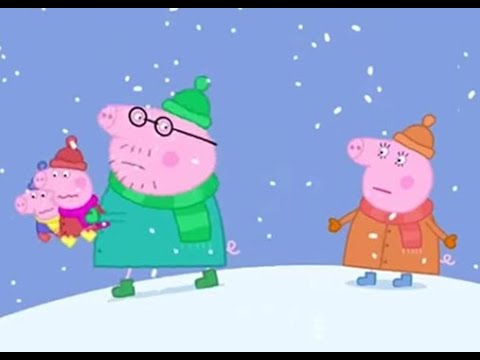 🐷 PEPPA PIG COLD WINTER DAY and PEPPA PIG BICYCLE RACE (books read ...