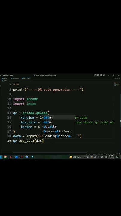 Qr Code Generator Using Python Python Project C4rcoding Python Pythonprojects 5829