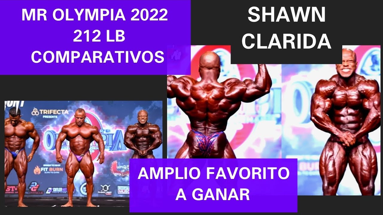 Shawn Clarida ¿ GANO las 212 en comparativos Mr olympia 2022 ? - YouTube