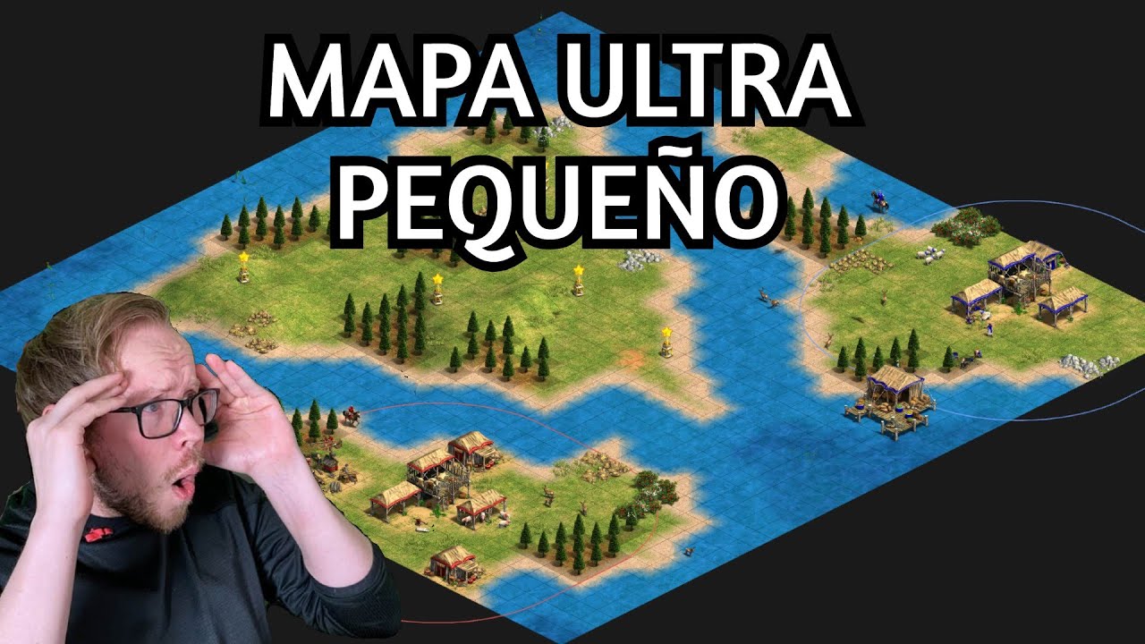 MAPA ULTRA PEQUEÑO LOCURA JUGAR AHI AGE OF EMPIRES 2 - YouTube